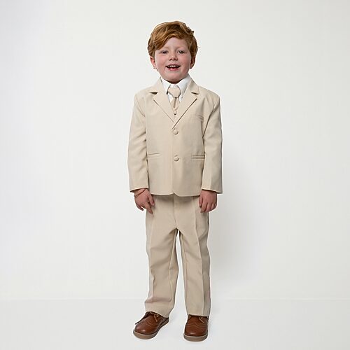Click here for Suit the BOYZ Toddler Boys 5-pc. Suit Set  4t  Bei... prices