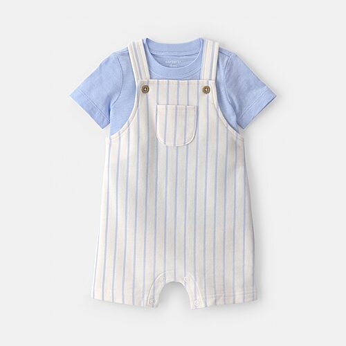 Click here for Carters Baby Boys 2-pc. Shortall Set  3 Months  Wh... prices