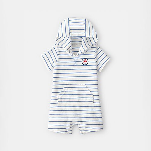 Click here for Carters Baby Boys Oh Snap Lobster Striped Short-Sl... prices
