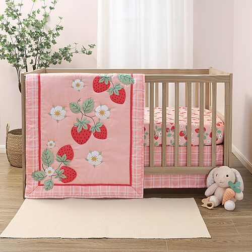 Click here for The Peanutshell Crib Bedding Set  One Size  Pink prices