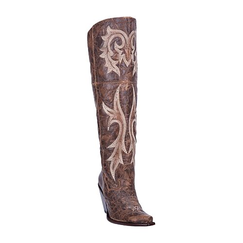 Click here for Dan Post Womens Jilted Block Heel Cowboy Boots  8... prices
