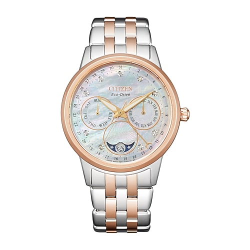 Click here for Citizen Womens Eco-Drive Calendrier Diamond Accent... prices