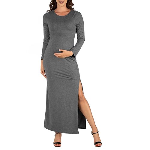 Click here for 24seven Comfort Apparel Womens Maternity Round Nec... prices