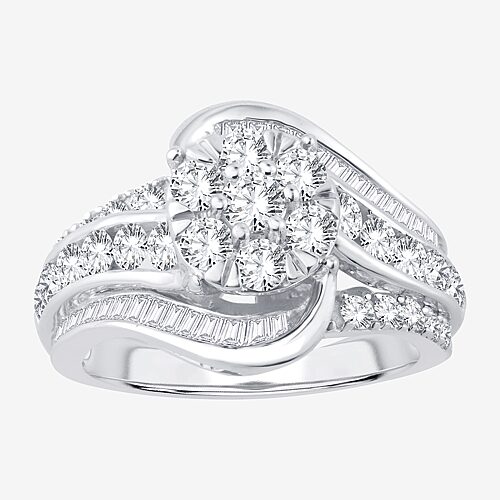 Click here for Womens 2 CT. T.W. Natural White Diamond 10K Gold R... prices