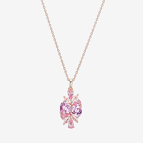 Click here for Womens Lab Created Multi Color 14K Rose Gold Over... prices