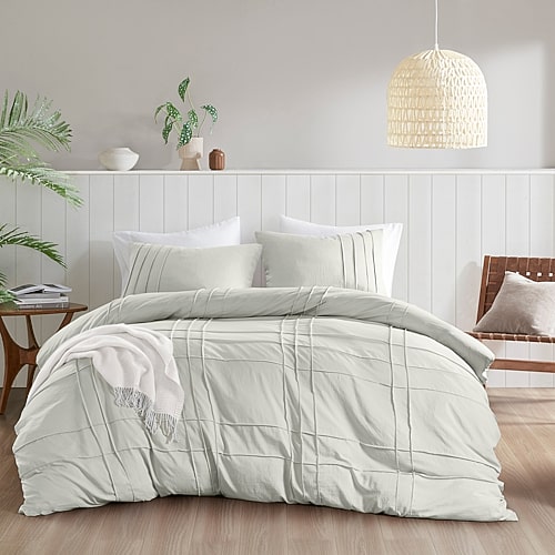 Click here for 510 Design Porter Soft Wash Pleated Duvet Cover Se... prices
