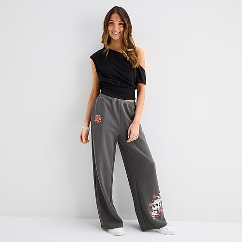 Click here for Forever 21 Womens Juniors Wide Leg Sweatpant  Smal... prices
