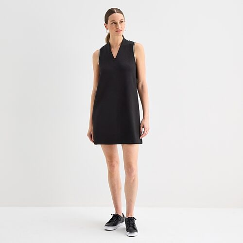 Click here for Stylus Womens V Neck Sleeveless A-Line Dress  X-sm... prices
