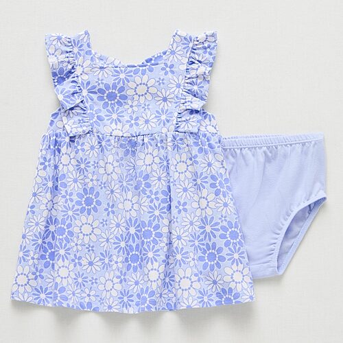 Click here for Okie Dokie Baby Girls Dress Set  Newborn  Purple prices