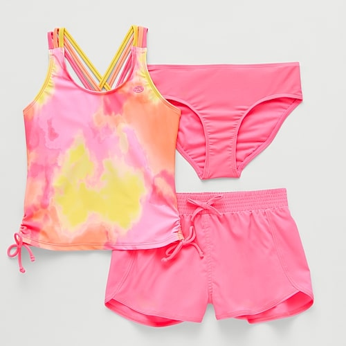Click here for ZeroXposur Big Kid Girls Tie Dye 3-pc. Tankini Set... prices