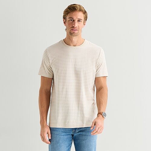 Click here for St. Johns Bay Texture Mens Crew Neck Short Sleeve... prices