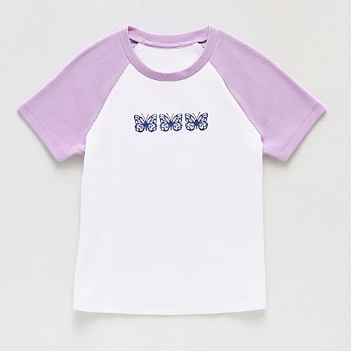 Click here for Thereabouts Little & Big Kid Girls Crew Neck Short... prices