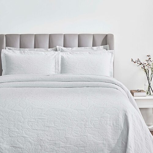 Click here for Superior Hibiscus Cotton Matelasse Woven 3-Pc. Bed... prices