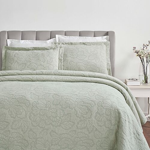 Click here for Superior Hibiscus Cotton Matelasse Woven 3-Pc. Bed... prices