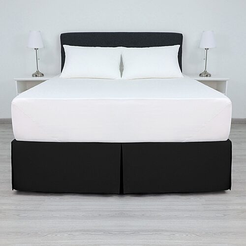 Click here for Martex Multi Pleat 15 Bed Skirt  One Size  Black prices
