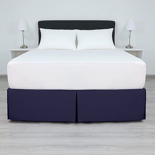 Click here for Martex Multi Pleat 15 Bed Skirt  One Size  Blue prices