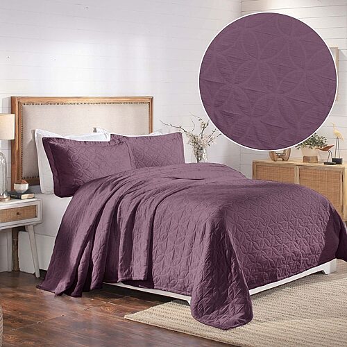 Click here for SUPERIOR Serenity Cotton Matelasse Textured Jacqua... prices