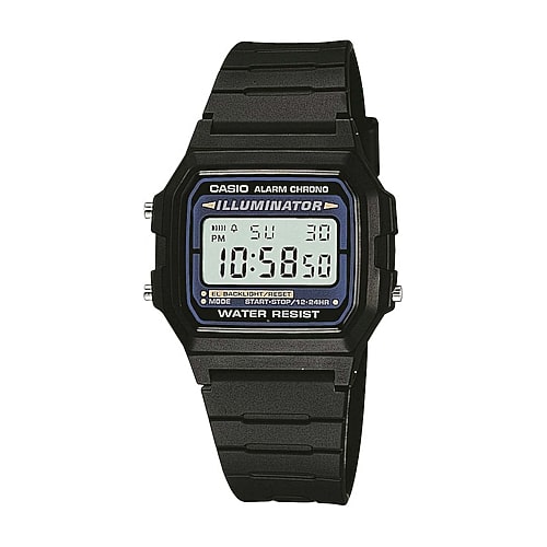 Click here for Casio Illuminator Mens Square Black Resin Strap Di... prices