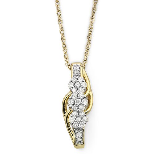 Click here for Diamond Blossom 1/4 CT.T.W. Natural Diamond Cluste... prices