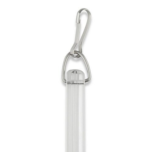 Click here for Rod Desyne 1/2 Fluted Clear Baton With Snap Hook C... prices