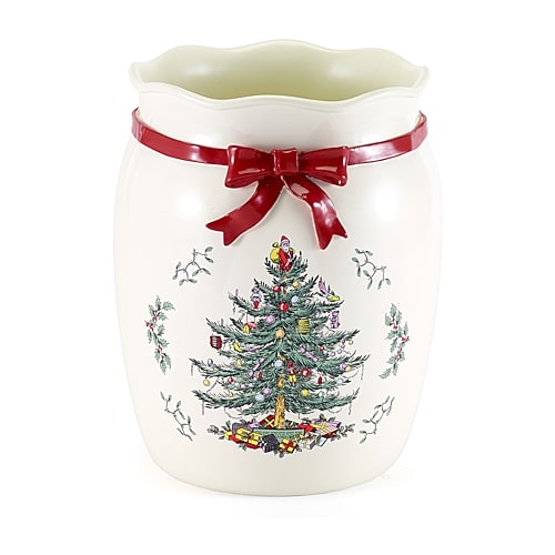 Avanti Spode Christmas Tree Red Wastebasket
