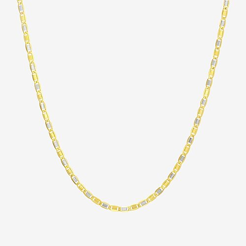 Click here for Unisex Adult 14K Two Tone Gold 20 Inch Valentino C... prices
