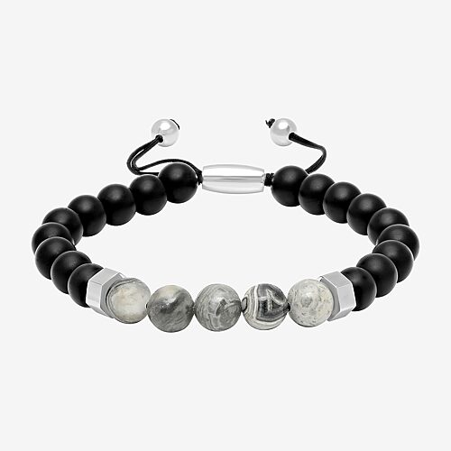 Click here for Mens Genuine Multi Color Beaded Bracelet  One Size prices