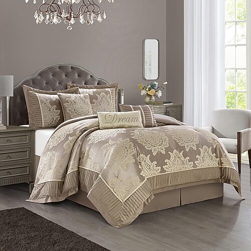 Click here for Stratford Park Therese Damask 7-Pc. Comforter Set... prices