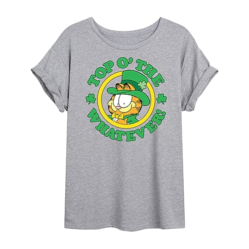 Click here for Top O The Whatever Tee Womens Juniors Crew Neck Sh... prices