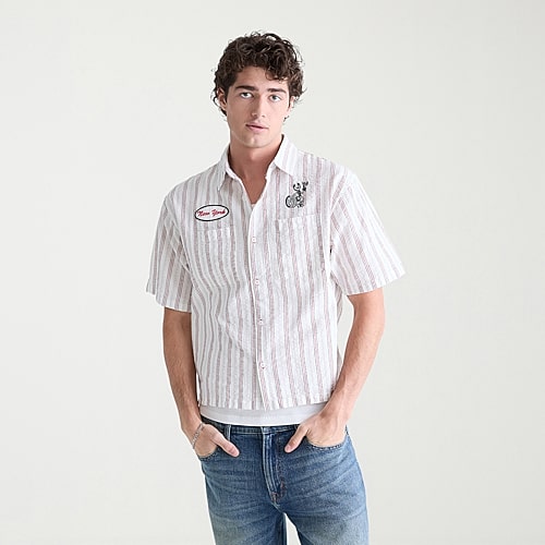 Click here for AEROPOSTALE Mens Short Sleeve Boxy Fit Button-Down... prices