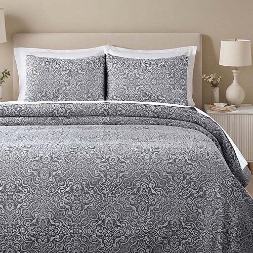 Click here for SUPERIOR Enzy Floral Matelassé Textured Woven Beds... prices