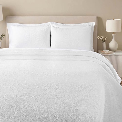 Click here for SUPERIOR Enzy Floral Matelassé Textured Woven Beds... prices