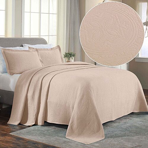 Click here for SUPERIOR Celtic Circle Textured Woven Jacquard Bed... prices