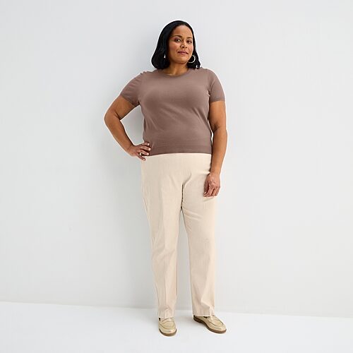 Click here for Liz Claiborne Lisa Womens Straight Pull-On Pant  3... prices