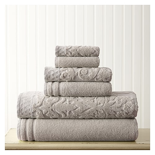 Click here for Pacific Coast Textiles Jacquard Solid 6-pc. Bath T... prices