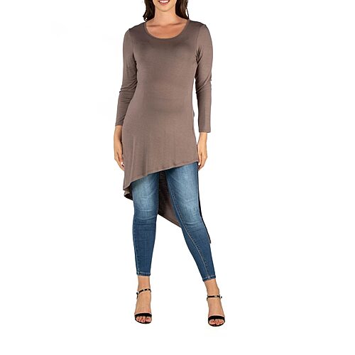 Click here for 24seven Comfort Apparel Maternity Womens Round Nec... prices