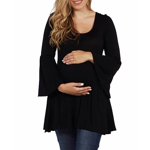 Click here for 24seven Comfort Apparel Maternity Womens Scoop Nec... prices