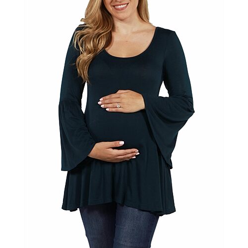 Click here for 24seven Comfort Apparel Maternity Womens Scoop Nec... prices