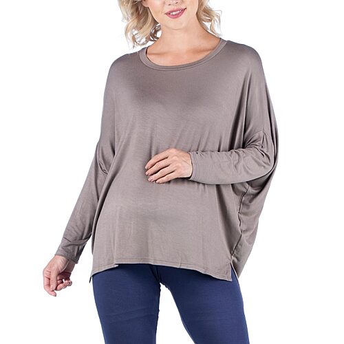 Click here for 24seven Comfort Apparel Maternity Womens Round Nec... prices
