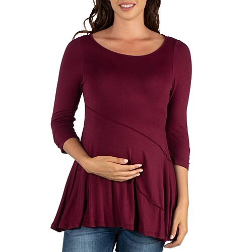 Click here for 24/7 Comfort Apparel-Maternity Womens Round Neck 3... prices