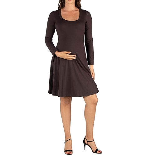 Click here for 24seven Comfort Apparel Womens Maternity Scoop Nec... prices