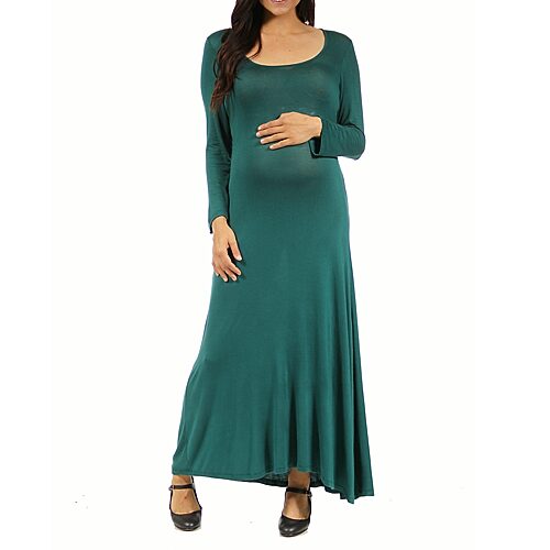 Click here for 24seven Comfort Apparel Womens Maternity Scoop Nec... prices
