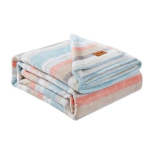 Click here for Wrangler Glen Canyon Stripe Plush-Fleece Reversibl... prices