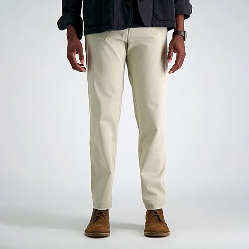 Click here for Haggar Iron Free Premium Khaki 5 Pocket Mens Comfo... prices