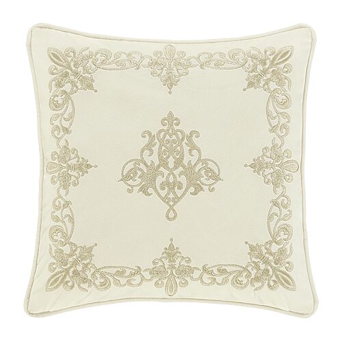 Click here for Queen Street Nicolas Winter White Square Throw Pil... prices