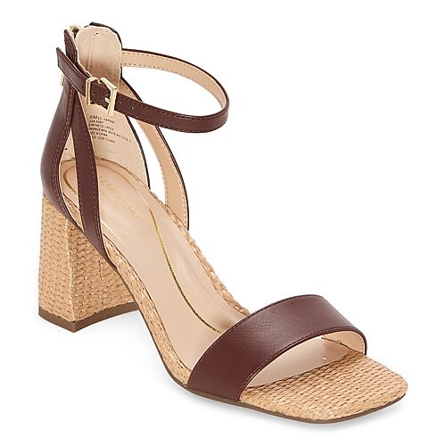 Click here for Liz Claiborne Harnie Womens Round Open Toe Block H... prices