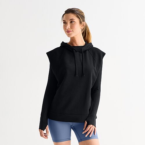 Click here for Xersion Womens French Terry Hooded Sleeveless Pull... prices