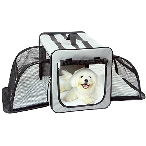 Click here for Pet Life Capacious Dual-Expandable Wire Folding Li... prices