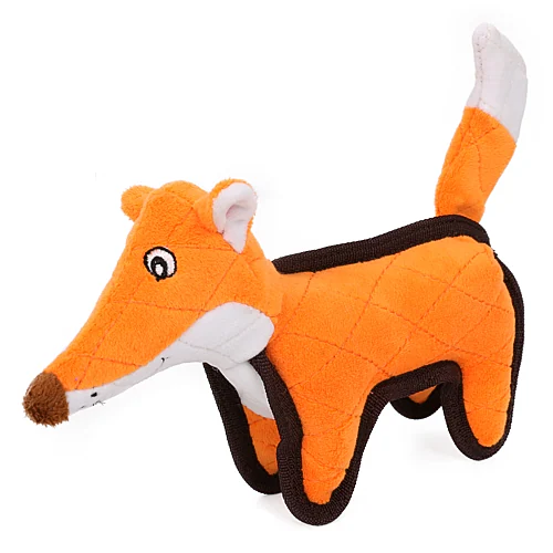 Click here for Pet Life Foxxy-Tail Quilted Plush Animal Squeak Ch... prices