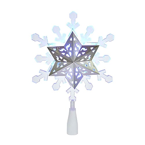 Click here for Kurt S. Adler Blue & White LED Rotating Snowflake... prices